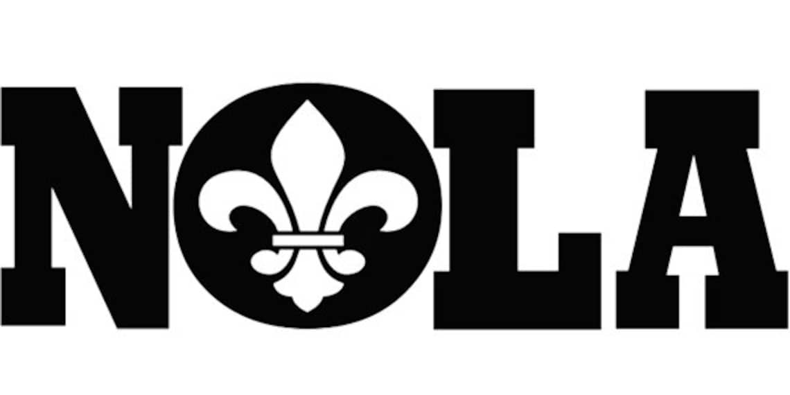 New Orleans (NOLA) Linear Logo Cutting Files (SVG & PNG) - Etsy