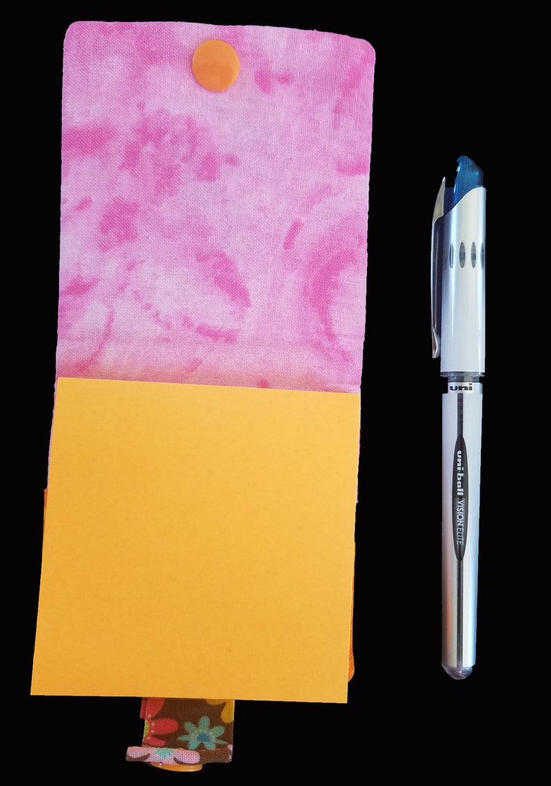 Monogrammed Sticky Note Notepad Cover in the Hoop Machine | Etsy