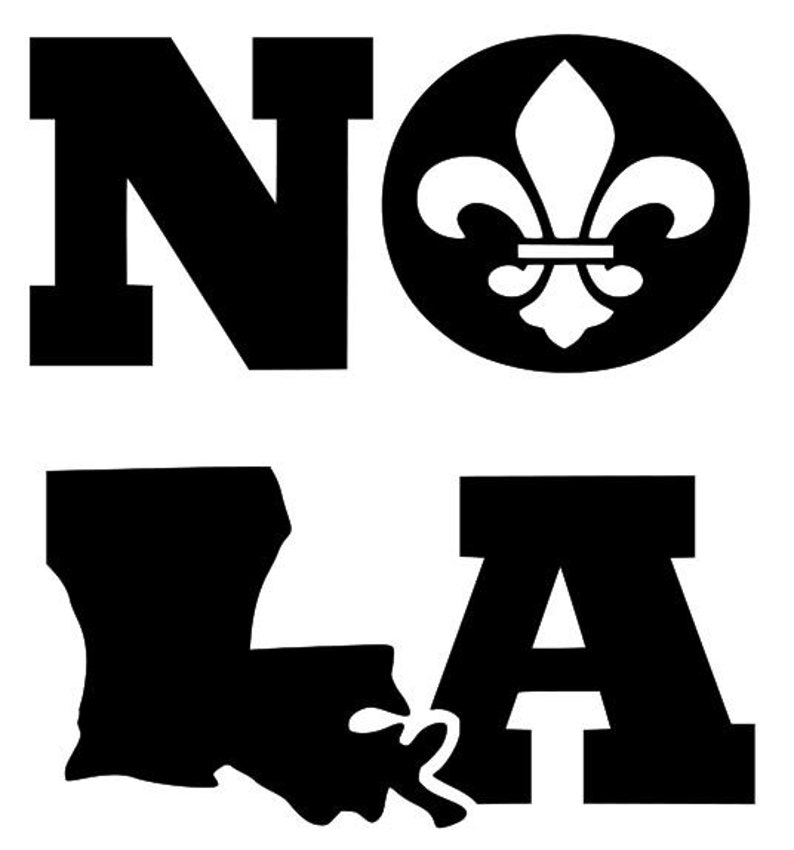 New Orleans NOLA Logo Cutting Files SVG & PNG - Etsy