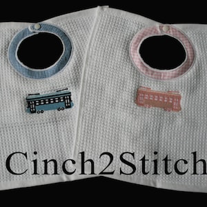 Washcloth and Kitchen Towel Bibs - in the Hoop - Machine Embroidery ...