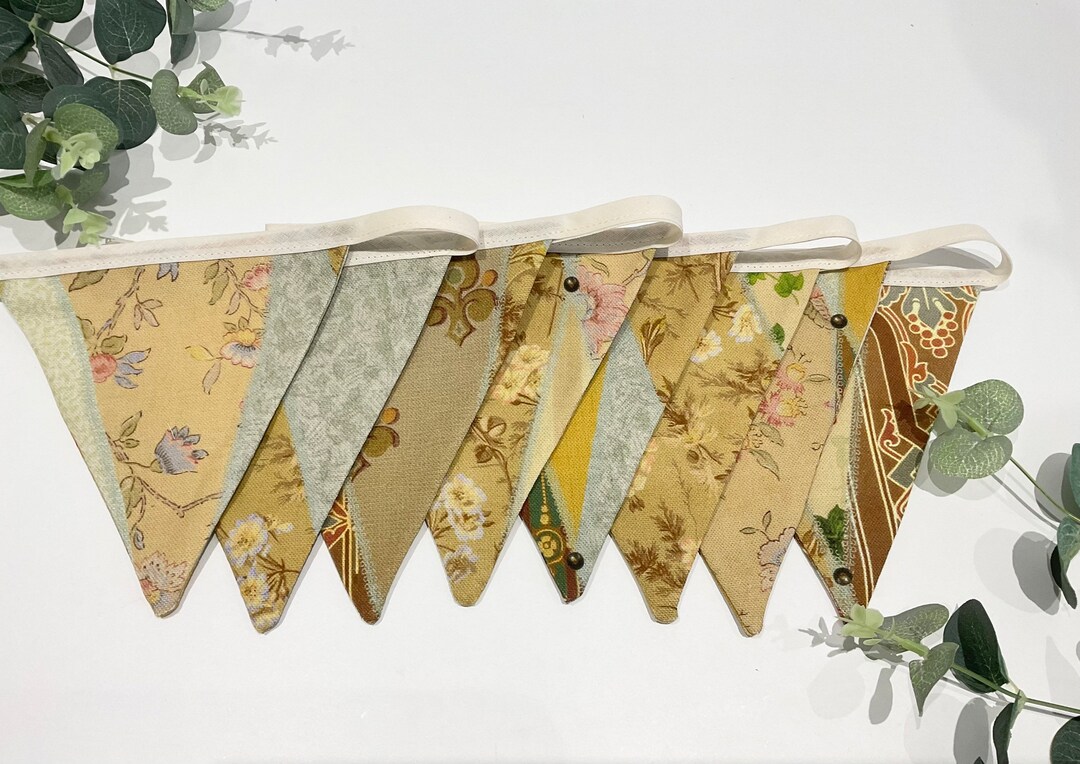 Angel Strawbridge Fabric Bunting /museum / Nouveau/ Heron / Honeycomb ...