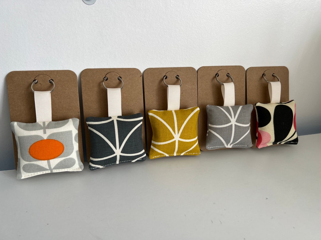 Scandinavian Fabric Keyrings / Gifts/ Keychain / Bag Charm / Great ...