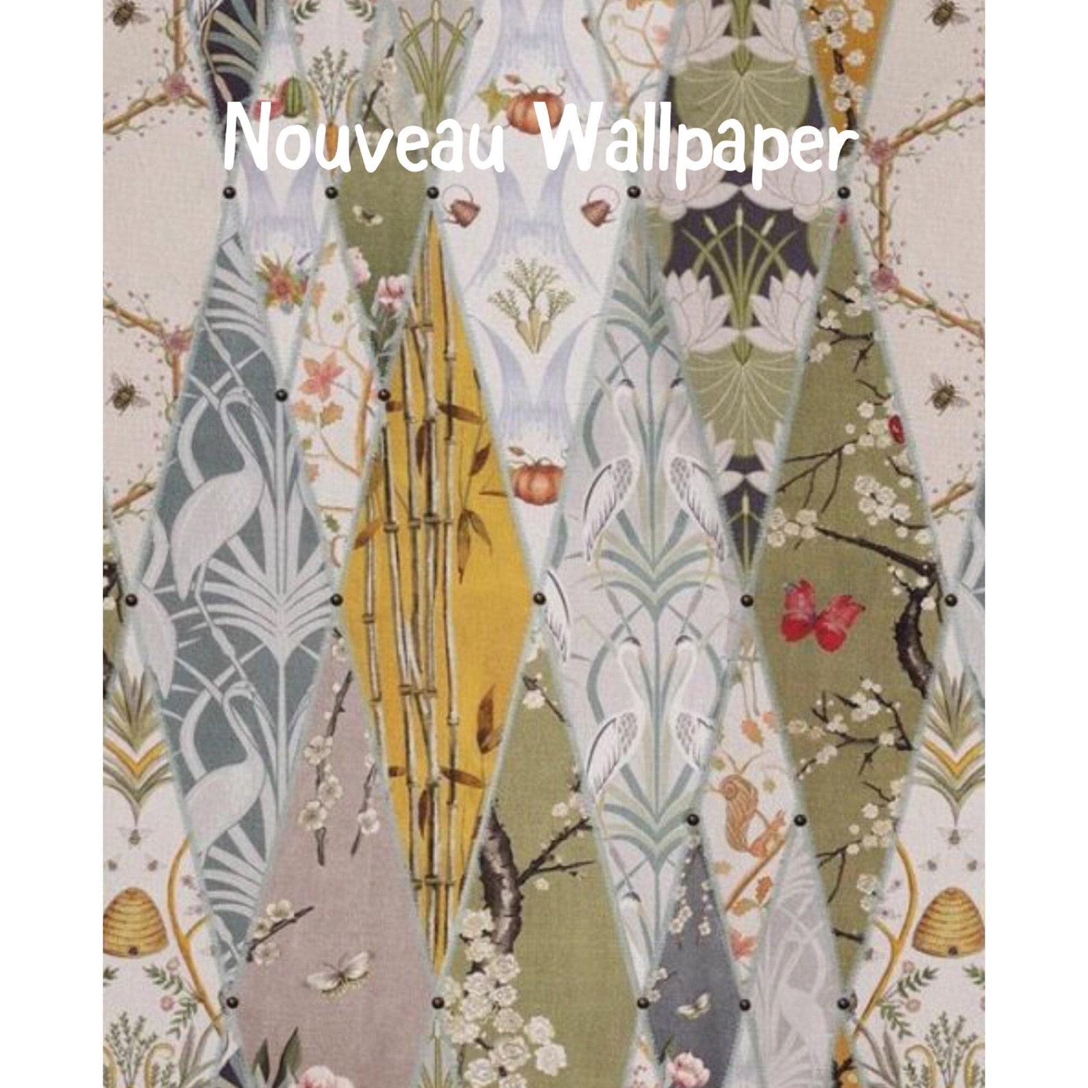 Hanging Hearts - Angel Strawbridge Fabric - 2 Sizes - 2 Fabric Choices ...