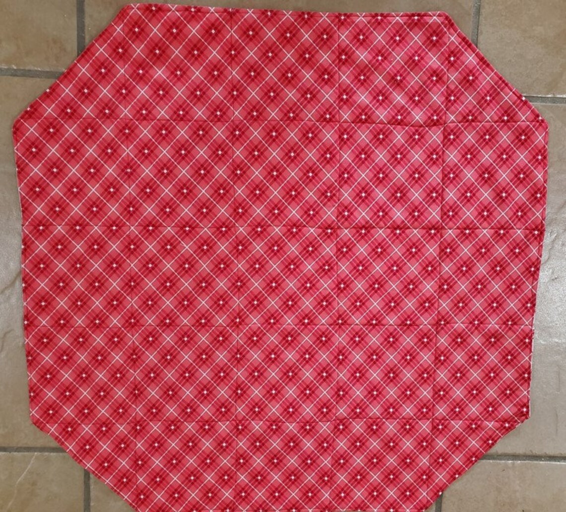 TABLE TOPPER Scandi 2022 Octagon 25 Diagonal X 22 Wide Reversible - Etsy