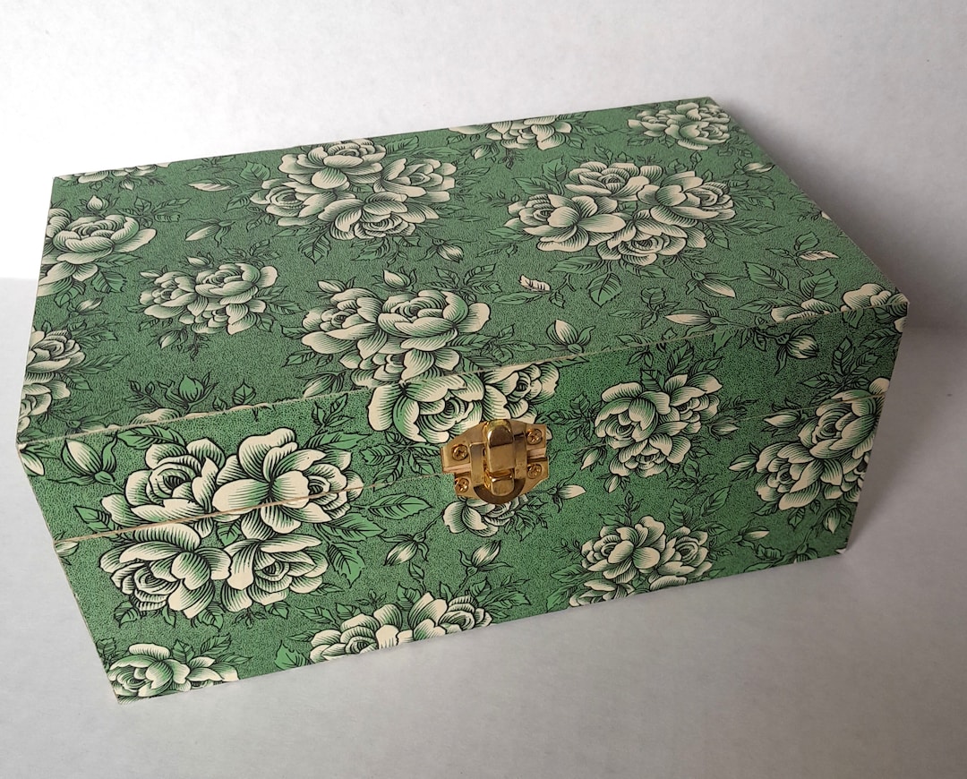 Beautiful Decoupage Wood Keepsake Box, Jewelry Box, Trinket Box With ...