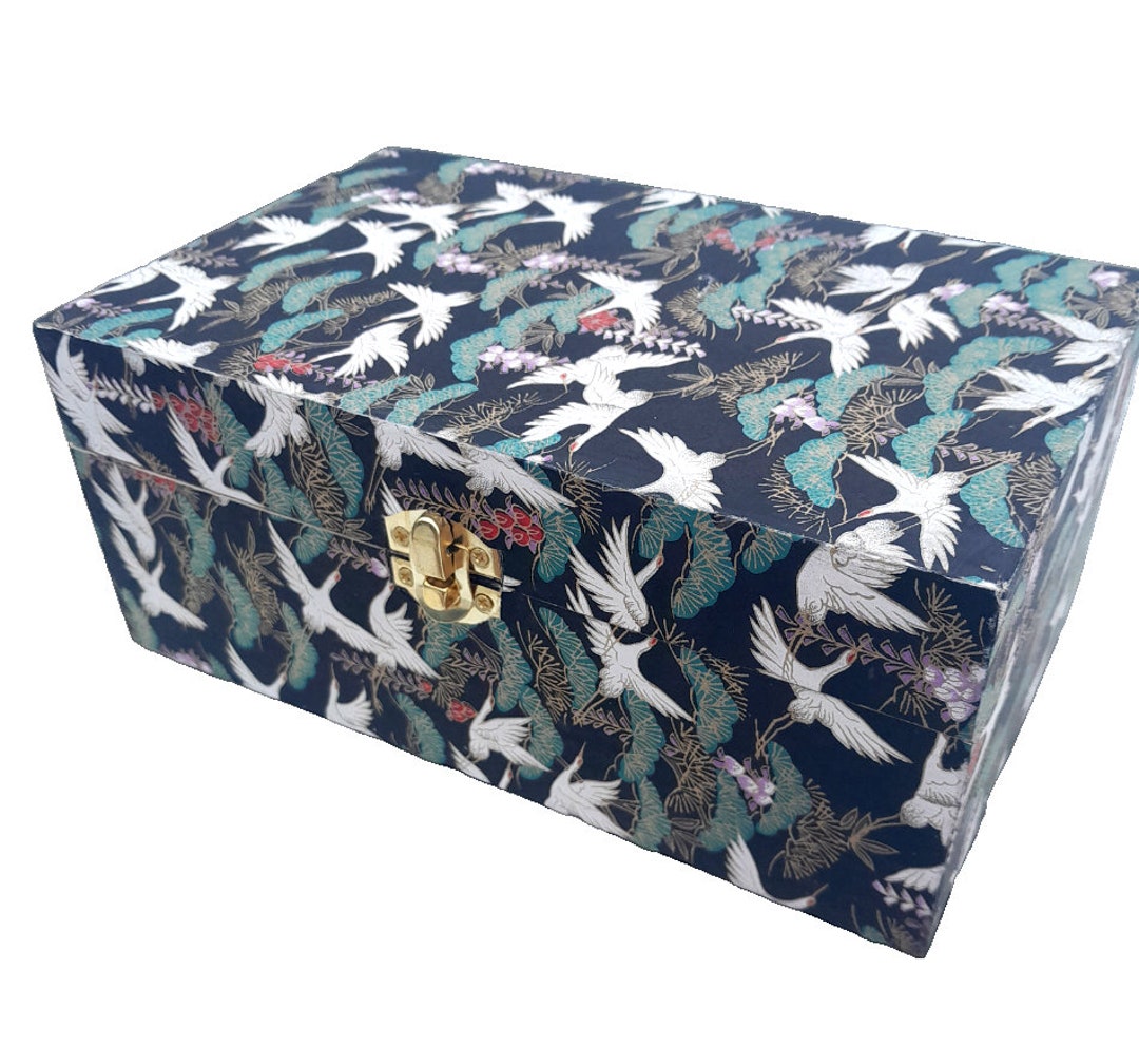Beautiful Decoupage Wood Keepsake Box, Jewelry Box, Trinket Box With ...