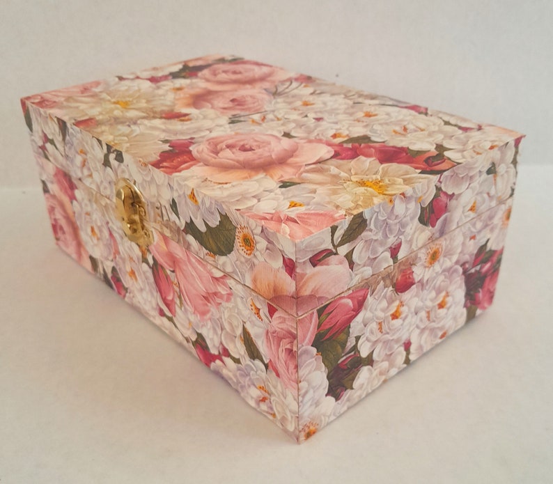 Beautiful Decoupage Wood Keepsake Box Jewelry Box Trinket - Etsy