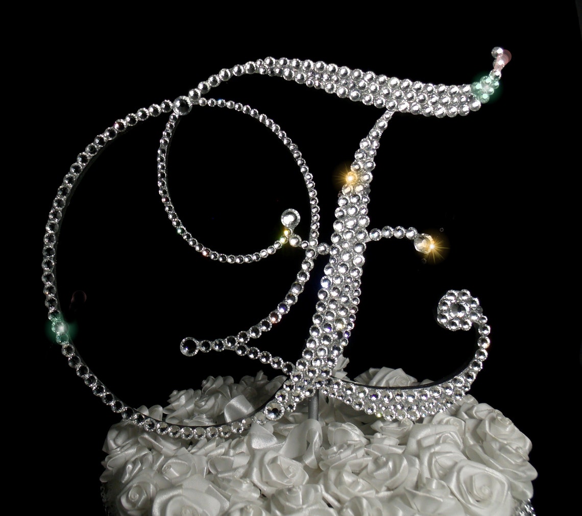 Handmade Clear Glass Crystals 5 High Silver or Gold Base - Etsy