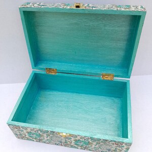 Beautiful Decoupage Wood Keepsake Box Jewelry Box Trinket - Etsy