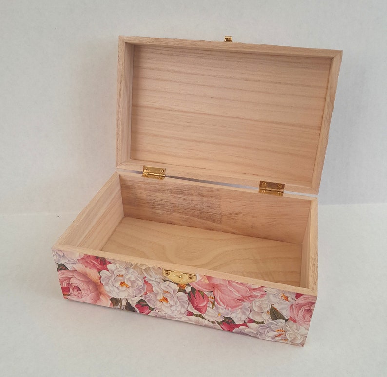 Beautiful Decoupage Wood Keepsake Box Jewelry Box Trinket - Etsy