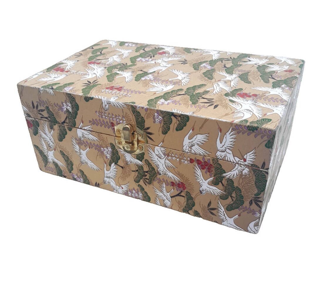 Beautiful Decoupage Wood Keepsake Box, Jewelry Box, Trinket Box With ...