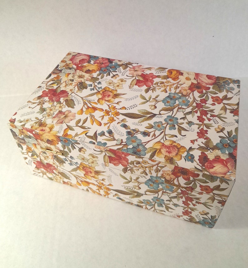 Beautiful Decoupage Wood Keepsake Box Jewelry Box Trinket - Etsy