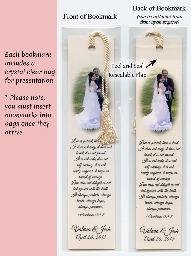 Personalized Laminated Custom Graduation Photo Bookmark (book Marks ...