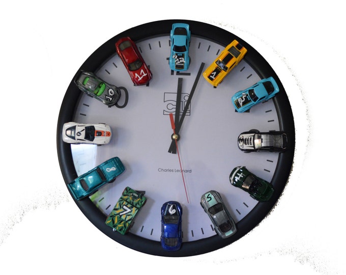 Hot Wheels Clock, Toy Car Clock, Ready to Ship! - Etsy