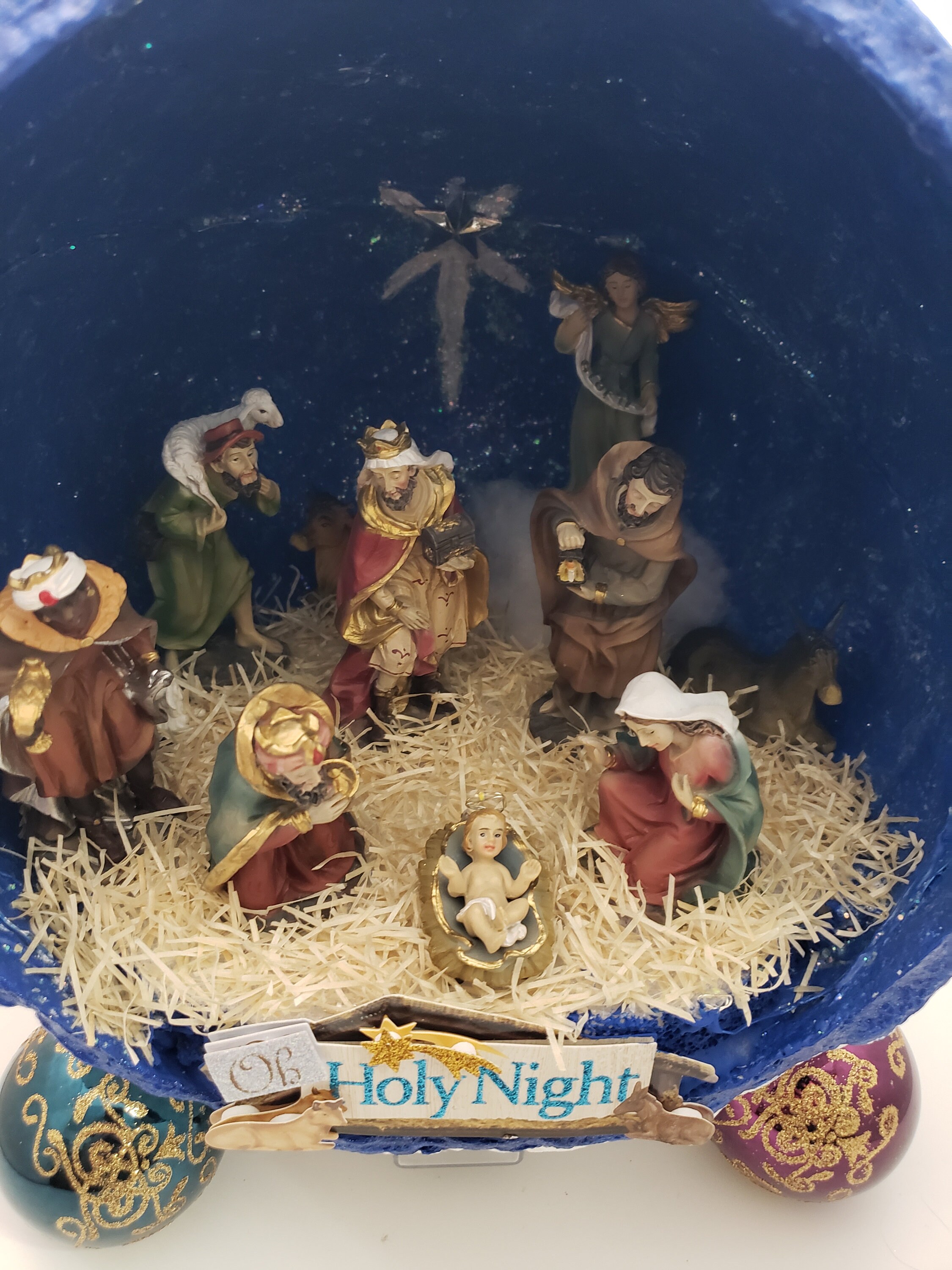 Christmas Nativity Diorama Table Decor - Etsy