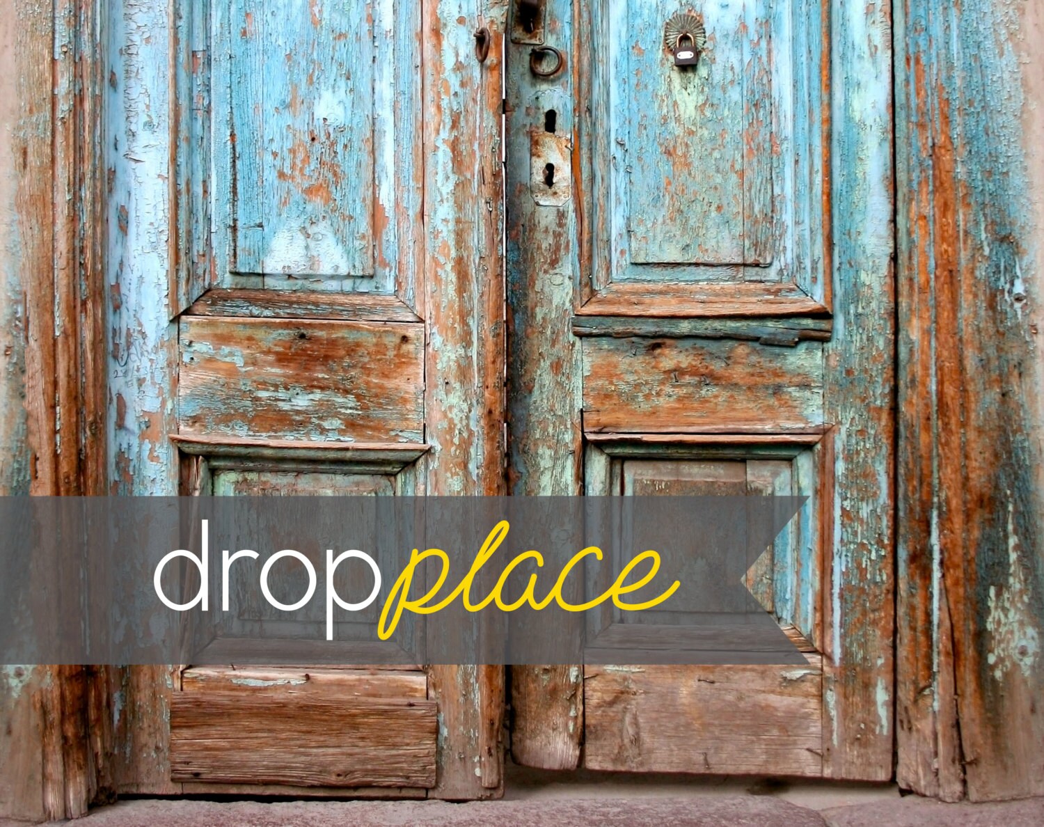 Rustic Wood Door Background