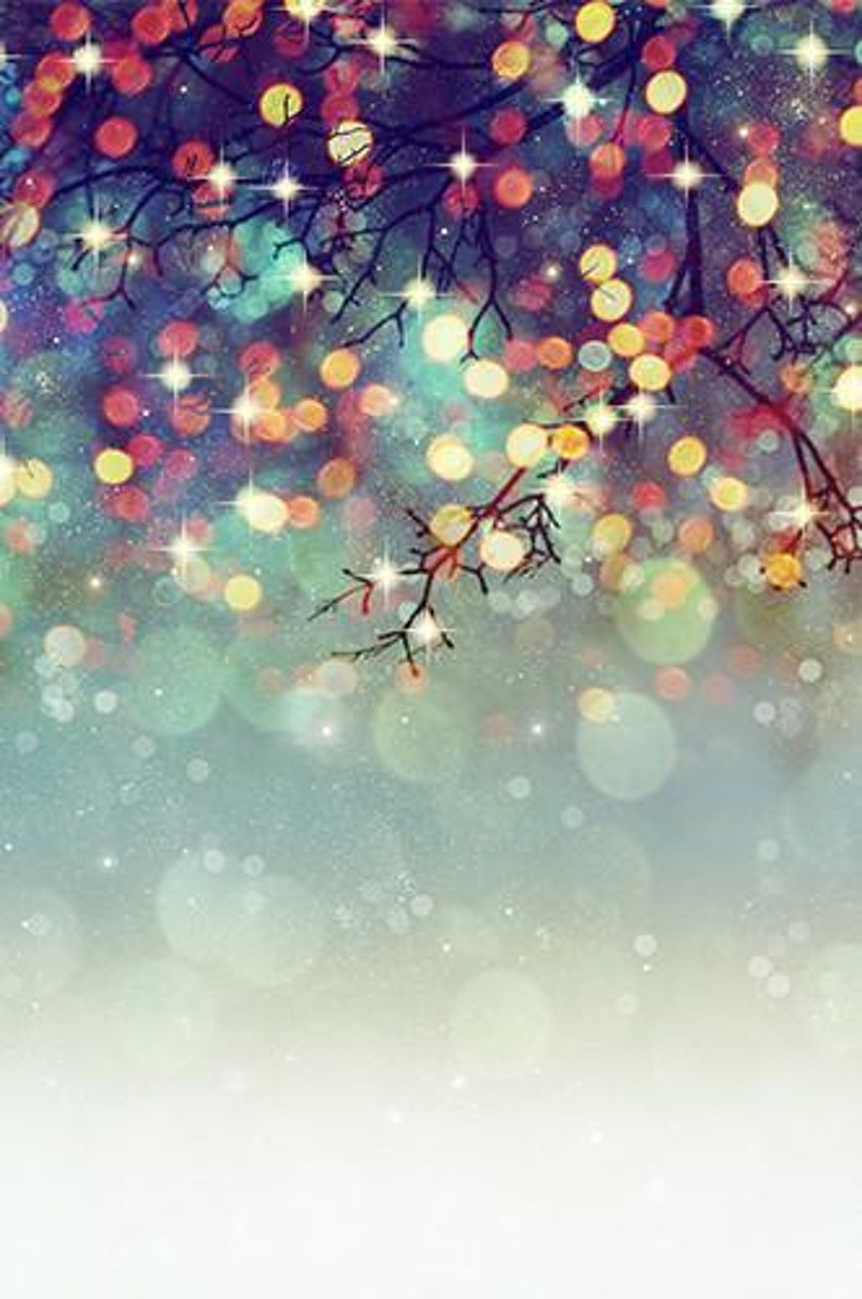 ON SALE Christmas Lights Backdrop Bokeh Holiday Drop Party - Etsy