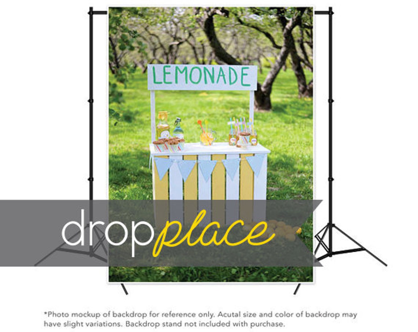 On Sale Lemonade Stand Backdrop Photo Background Image Wedding Etsy