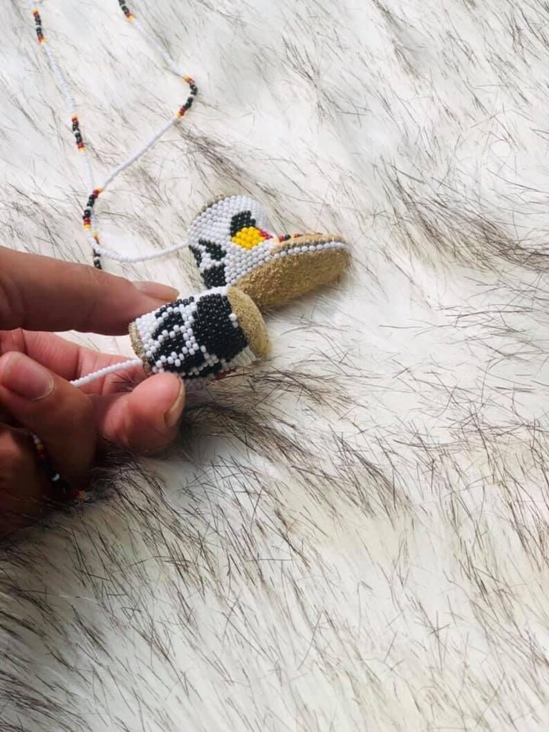 Custom Medicine Moccasin Mirror Charms - Etsy