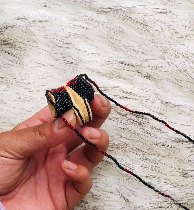 Custom Medicine Moccasin Mirror Charms - Etsy