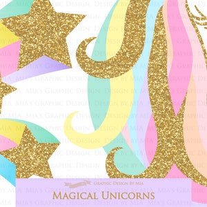 Magical Unicorns, Unicorn Horns, Unicorn Faces, Unicorn Heads, Gold ...