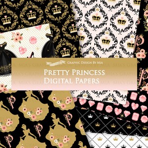 Princess, Princess Dress, Birthday Part, Princess Party, Royal, Black ...