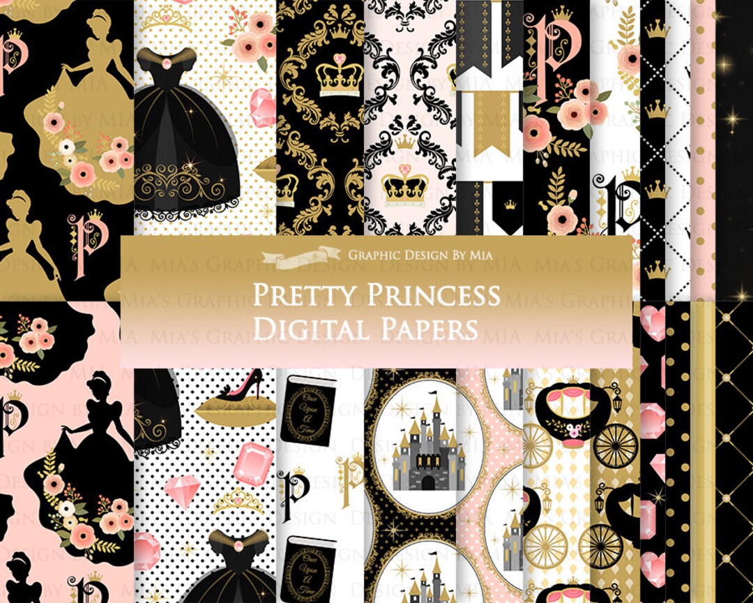 Princess, Princess Dress, Birthday Part, Princess Party, Royal, Black ...
