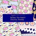 Tea, Tea Party, Tea Cup, Afternoon Tea, Tea, Rose, Royal Blue Digital ...
