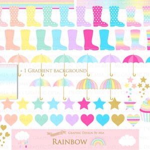 Rainbows, Pastel, Cute Rainbow, Rain, Clouds, Colorful Rainbow Party ...