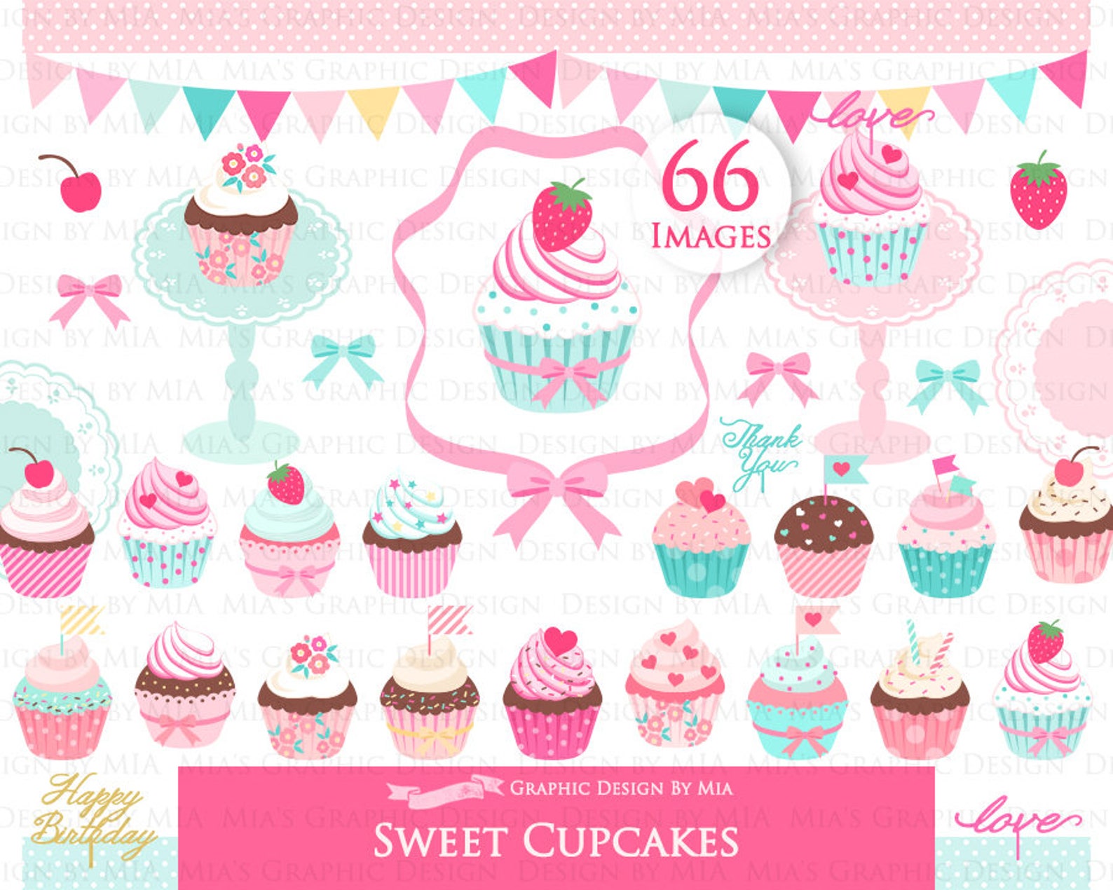Sweet Cupcakes, Cupcake Party, Cupcake Digital, Cupcake Stand, Cupcake ...