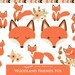 Fox Clipart, Red Fox, Woodland Friends, Fox Digital, Fox, Autumn, Fall ...