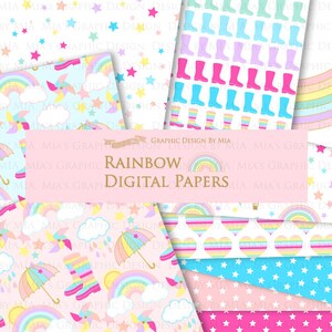 Rainbows, Pastel, Cute Rainbow, Rain, Clouds, Colorful Rainbow Party ...