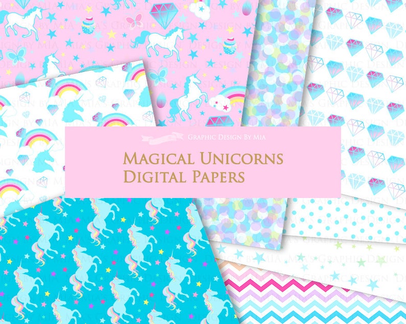 Magical Unicorns, Blue Unicorns, Einhorn, Unicorn Digital, Unicorn ...