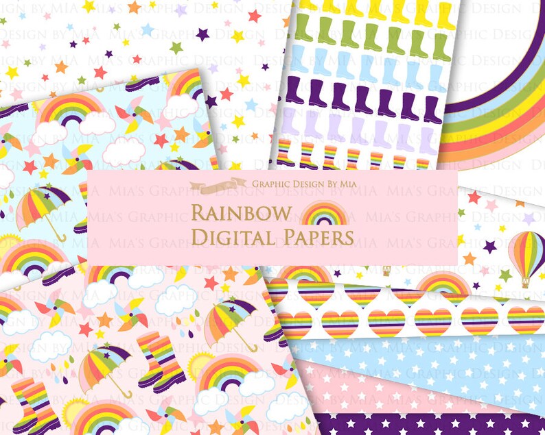 Rainbows, Cute Rainbow, Rain, Clouds, Colorful Rainbow Party, Sun Sky ...