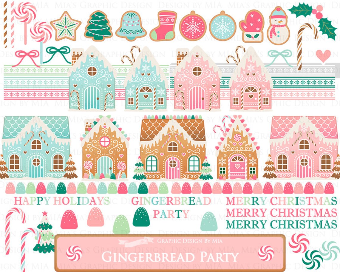 Gingerbread Gingerbread Man Gingerbread House Christmas - Etsy