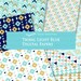 Tribal Light Blue, Aztec, Digital Paper Pack - Instant Download - DP123 ...