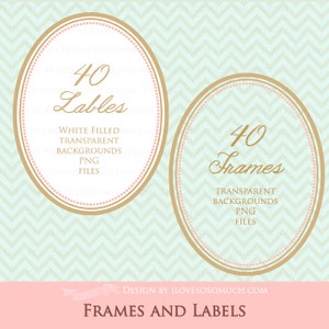 Frames and Labels Clip Art / Borders Clip Art - Instant Instant ...