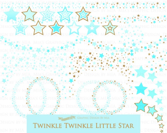 Babystar Design Clipart Blue