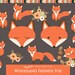 Fox Clipart, Red Fox, Woodland Friends, Fox Digital, Fox, Autumn, Fall ...
