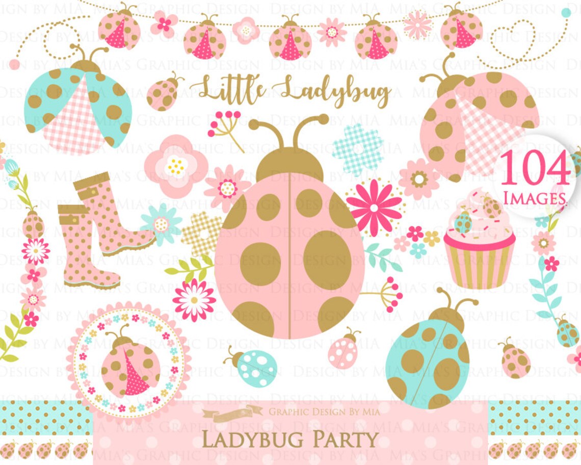Ladybug Ladybug Graphic Ladybug Images Ladybug Party - Etsy