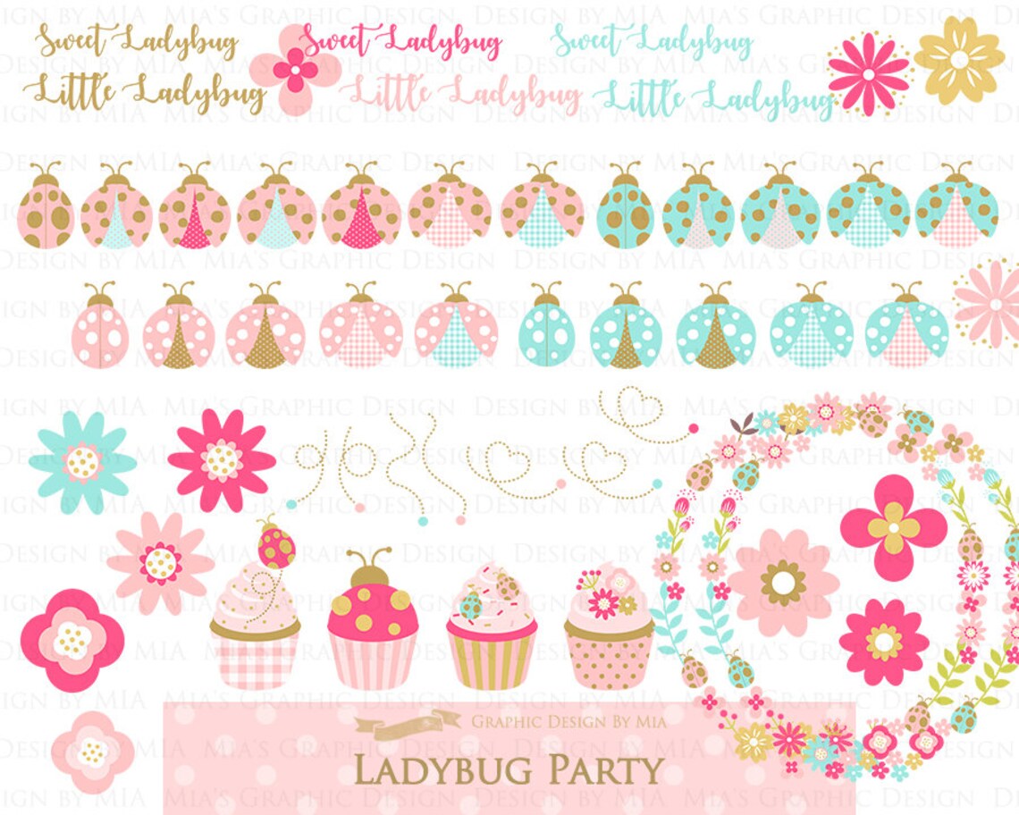 Ladybug Ladybug Graphic Ladybug Images Ladybug Party - Etsy