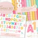 Alphabet & Numbers, Colorful Alphabet, Colorful Capital Letters ...