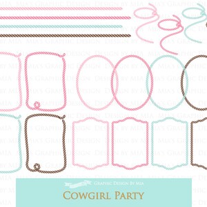 Cowgirl Clipart, Cowgirl Digital Paper, Cowgirl Digital, Cowgirl Party ...