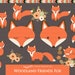 Fox Clipart, Red Fox, Woodland Friends, Fox Digital, Fox, Autumn, Fall ...