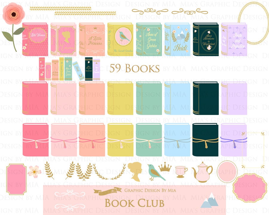 Book Book Club I Love Books Book Collection Book Day Open - Etsy