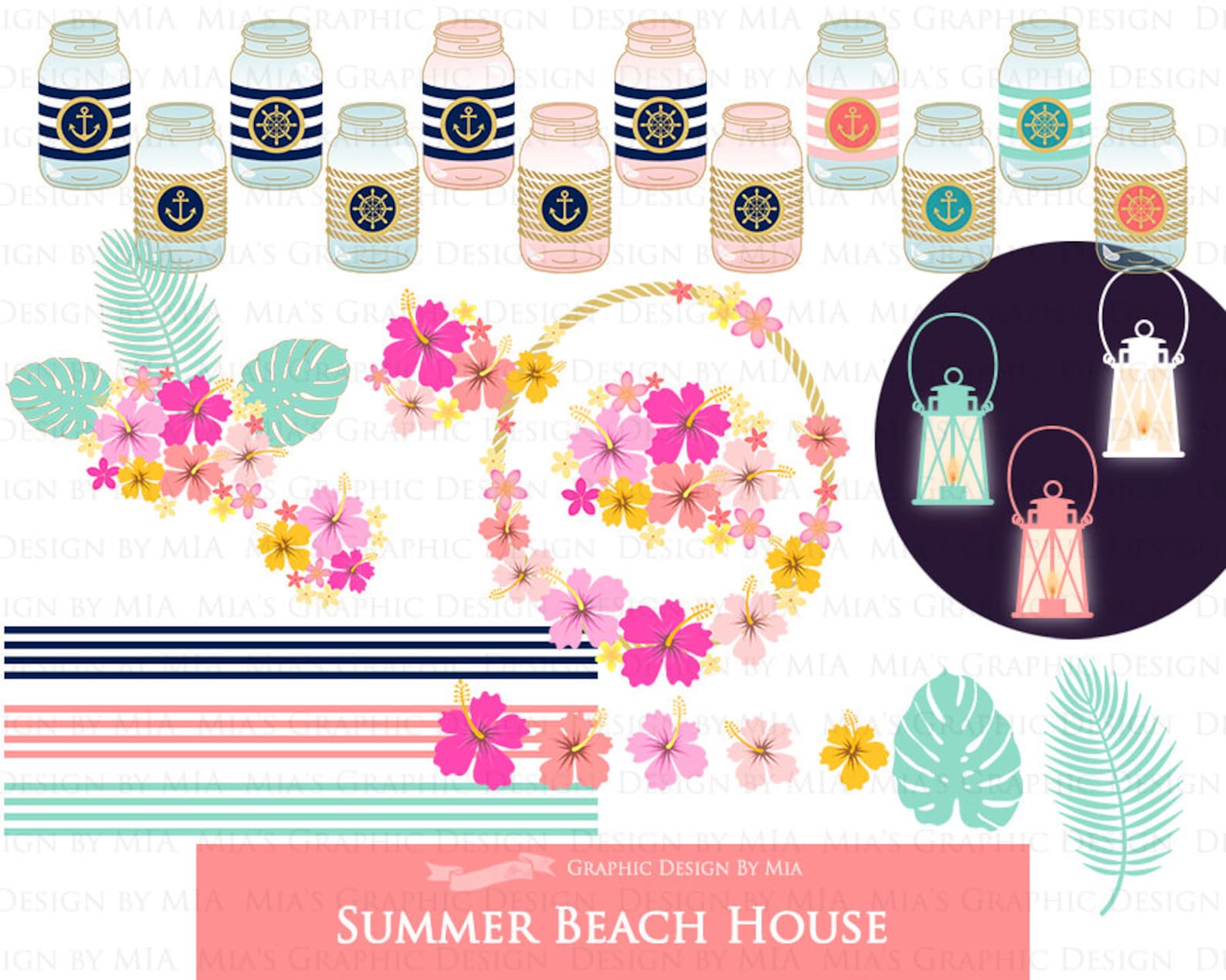 Summer Beach House Summer Summer Beach Nautical Summer | Etsy