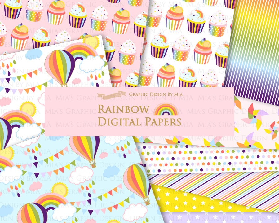 Rainbows, Cute Rainbow, Rain, Clouds, Colorful Rainbow Party, Sun Sky ...