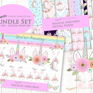 Magical Unicorns, Unicorn Horns, Unicorn Faces, Unicorn Heads, Silver ...