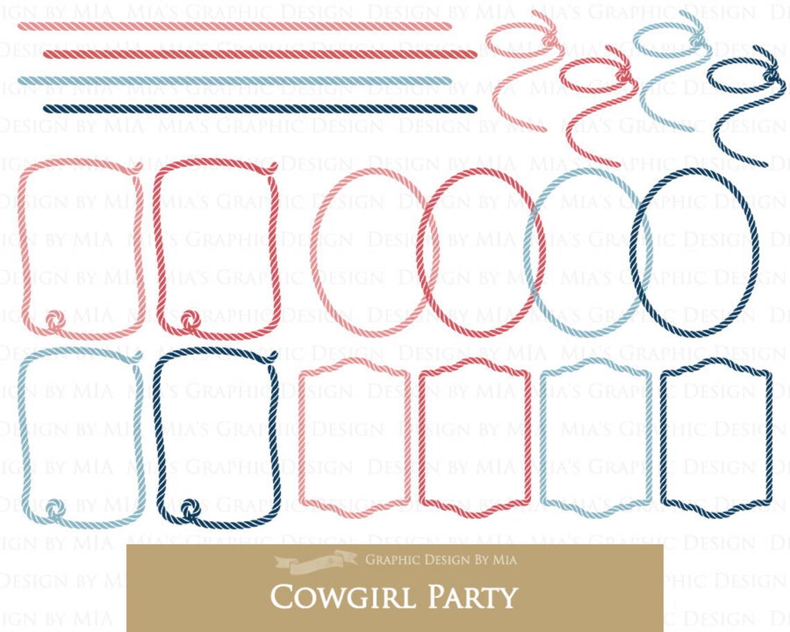 Cowgirl Clip Art Cowgirl Digital Cowgirl Party Cowgirl | Etsy