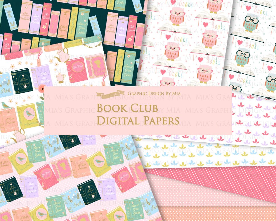 Book Book Club I Love Books Book Collection Book Day Open | Etsy